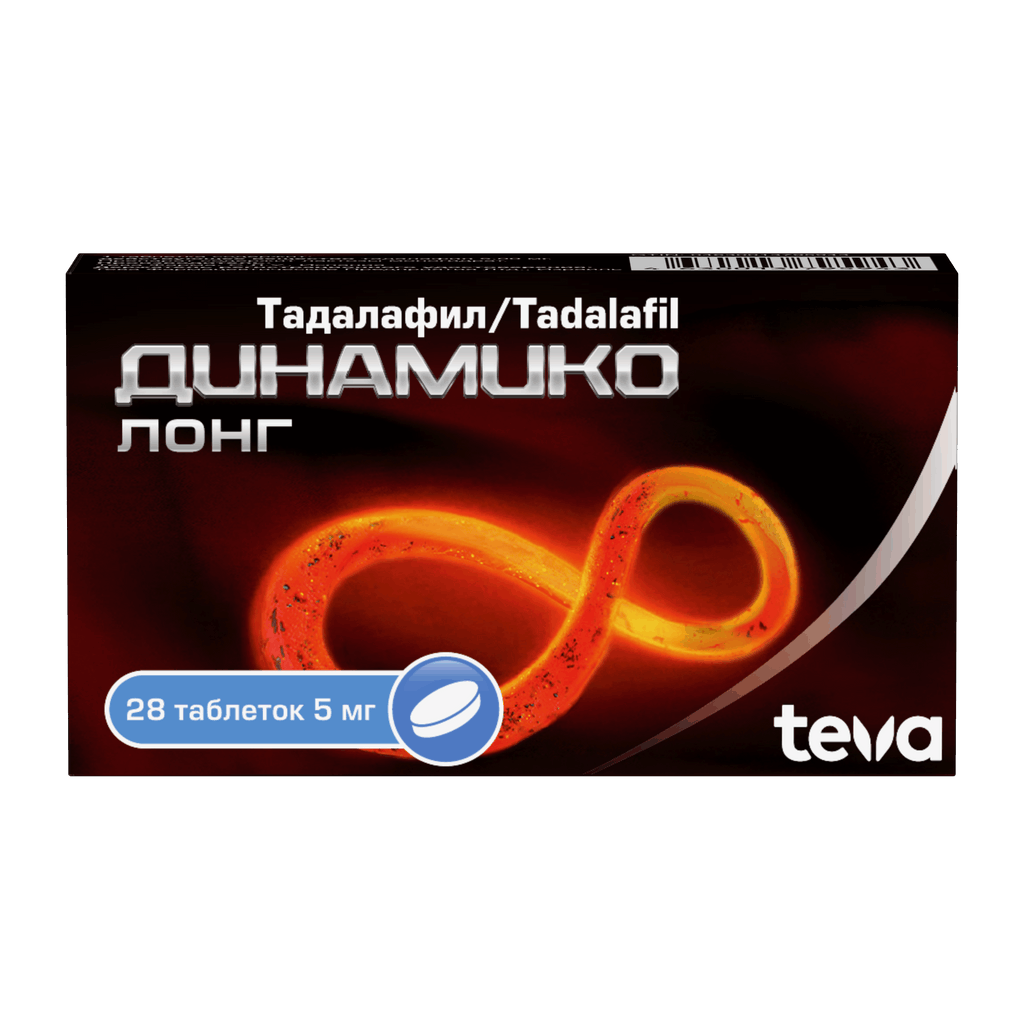 Динамико Лонг таблетки покрыт.плен.об. 5 мг 28 шт - купить, цена и ...