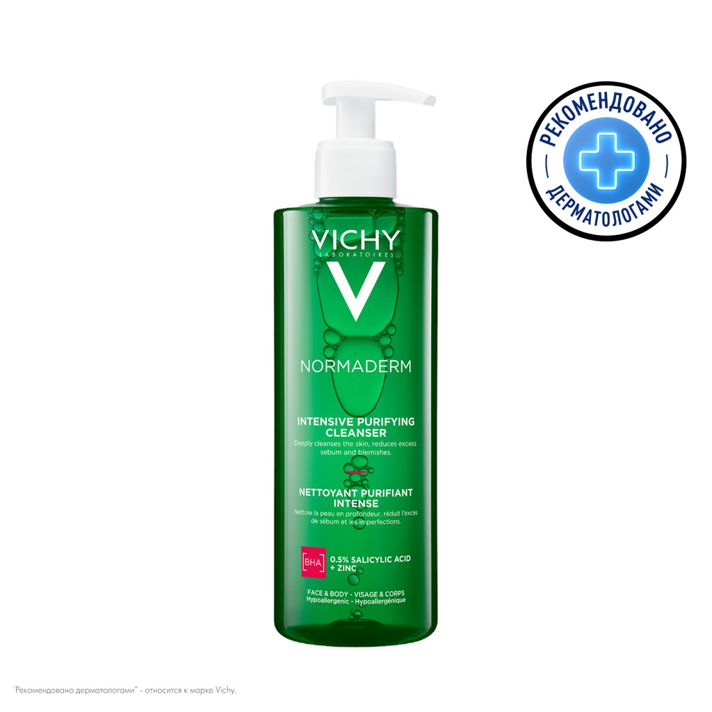 Vichy Normaderm Гель очищающий для лица и тела 400 мл 1 шт - купить ...