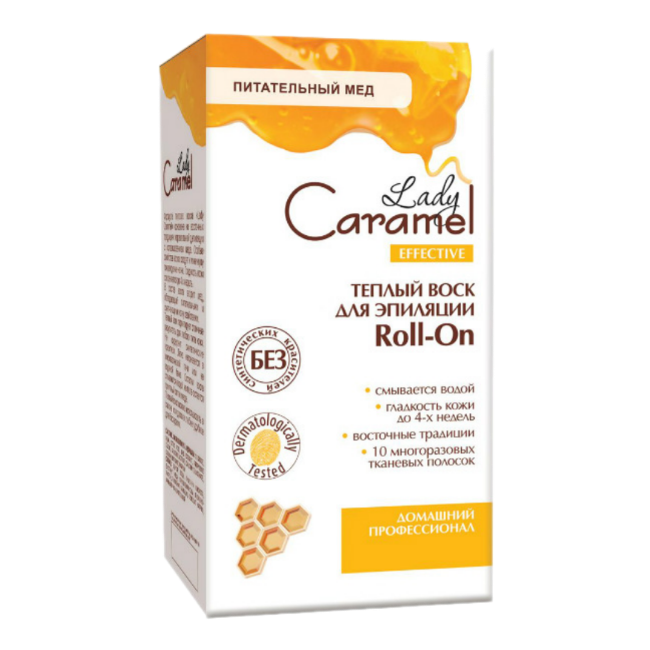 Lady Caramel Теплый воск для эпиляции Roll-On 120 мл 1 шт - купить ...