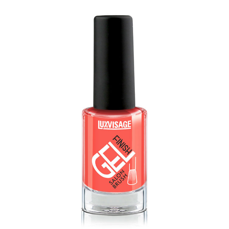 Люкс Визаж (Lux Visage) Лак для ногтей Gel finish тон 05 оранжевый 1 шт ...