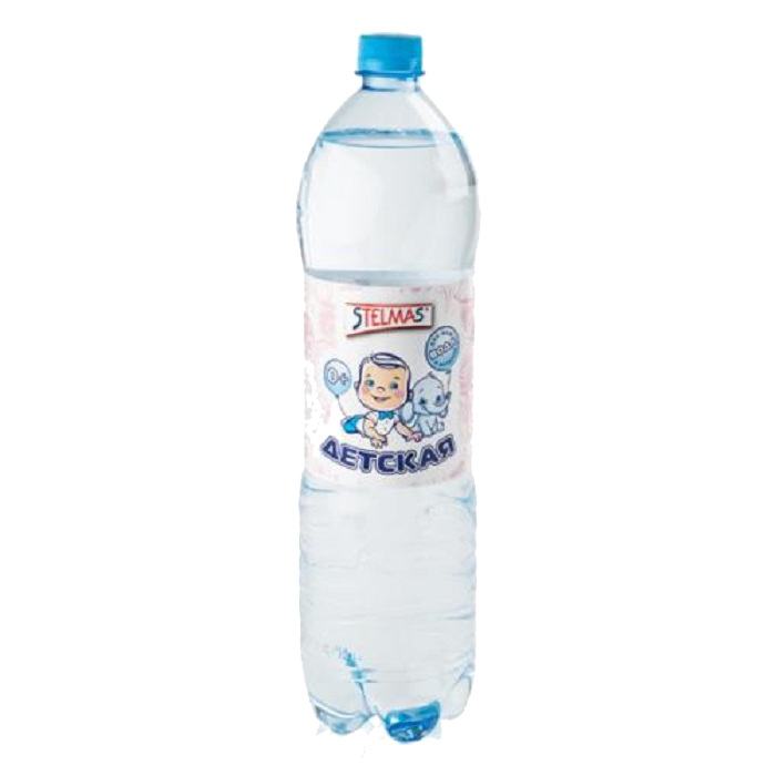 Вода Стэлмас/Stelmas детская питьевая негазированная ПЭТ 1,5 л 1 шт ...