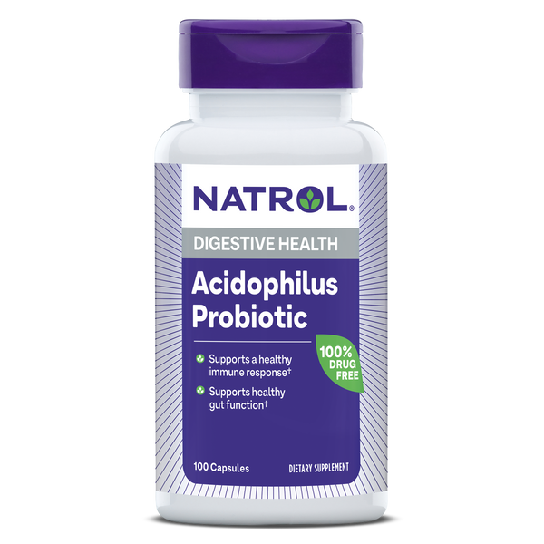 Natrol Ацидофилюс Пробиотик/Acidophilus Probiotic 100 мг капсулы массой ...