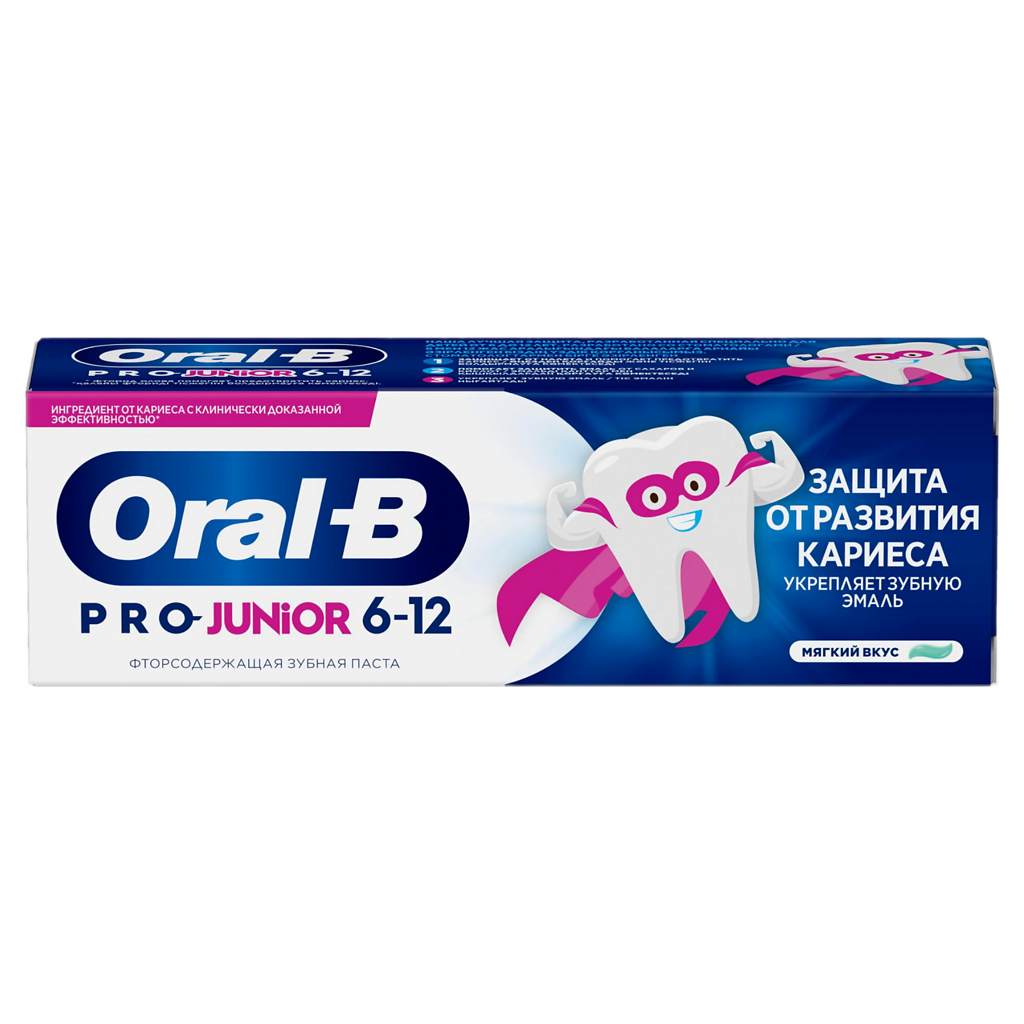 Орал-Би (Oral-B) Junior Зубная паста для детей от 6 до 12 лет мягкий ...