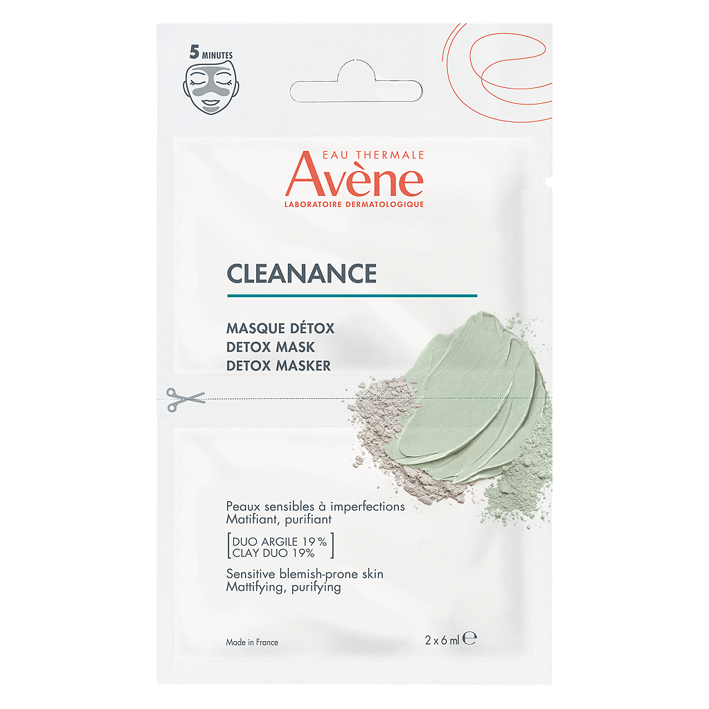 Avene Cleanance Маска-детокс для глубокого очищения кожи лица саше 6 мл ...